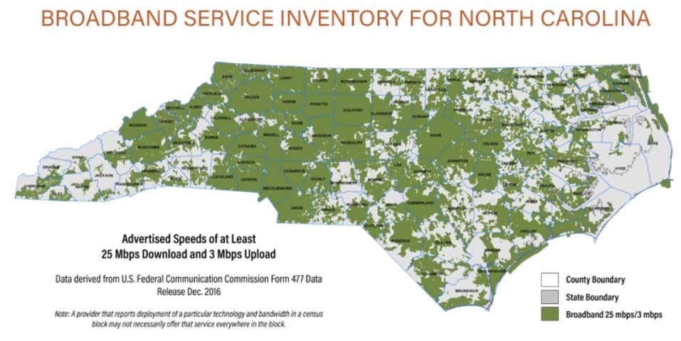 BroadbandMap_2018 - North Carolina Health News
