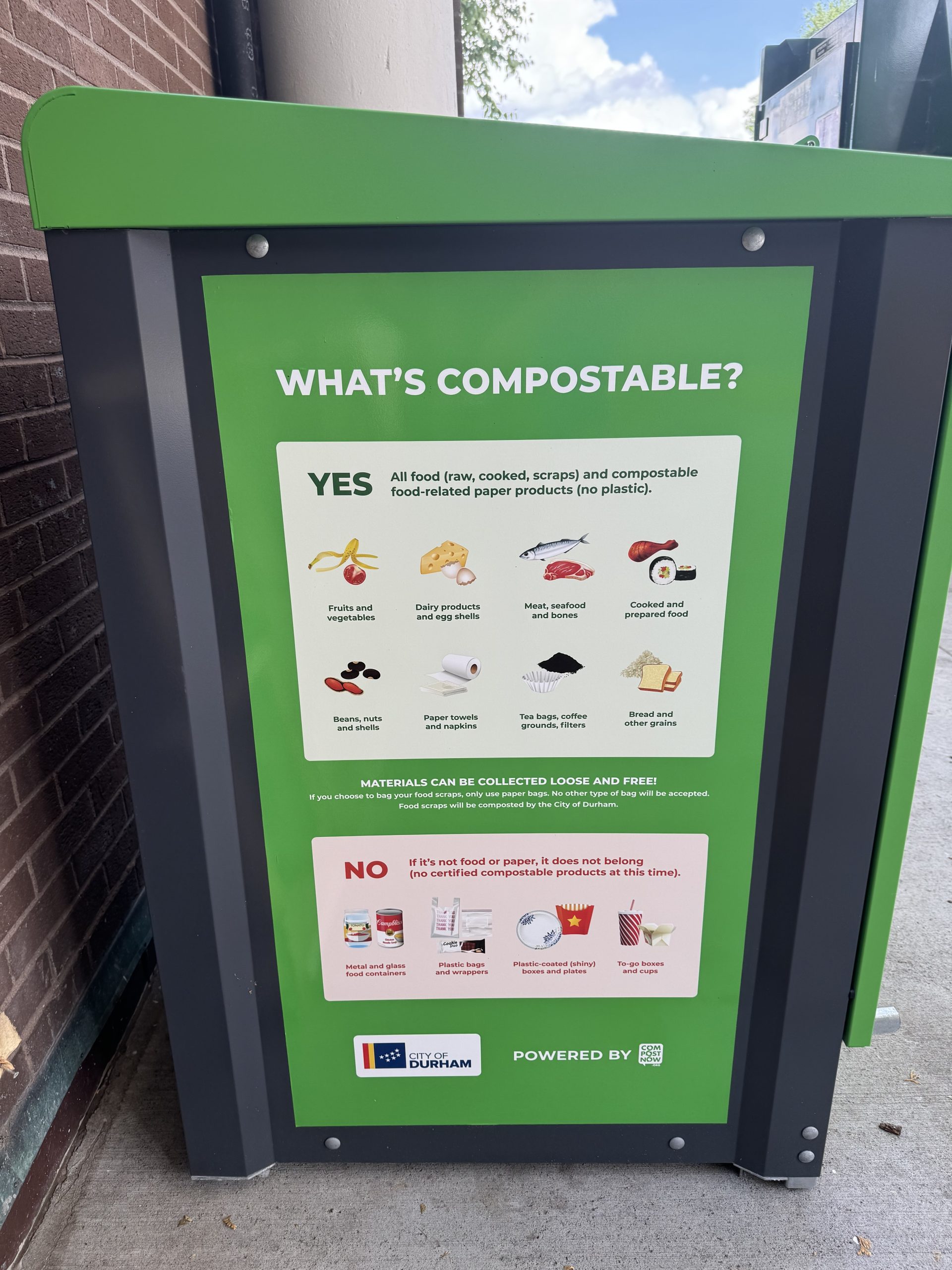 Instructions for Food Scraps Bin - North Carolina Health News